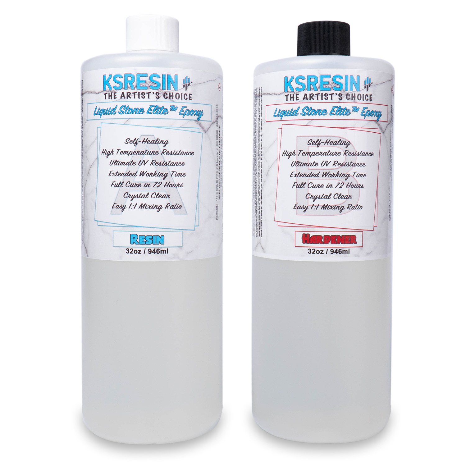 Liquid Stone Elite™ Clear Table Top Epoxy Resin with UV Resistance ...